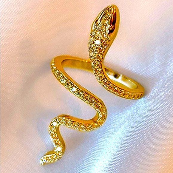 Nordstrom | Jewelry | Gold Snake Ring Gold Snake Wrap Around Wrap Gold ...